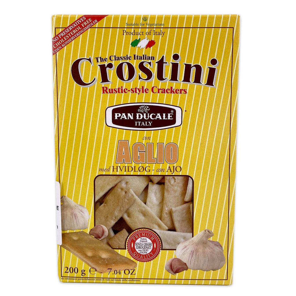 Pan Ducale Crostini Garlic Italian Crackers 200g - Artisanal Italian Foods