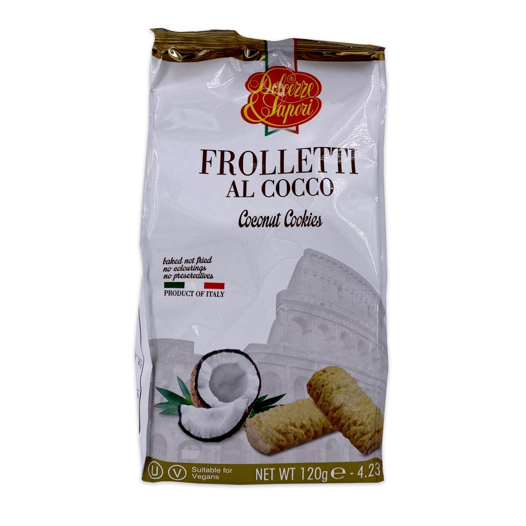 Frolletti Al Cocco Coconut Italian Cookies 120g - Artisanal Italian Foods