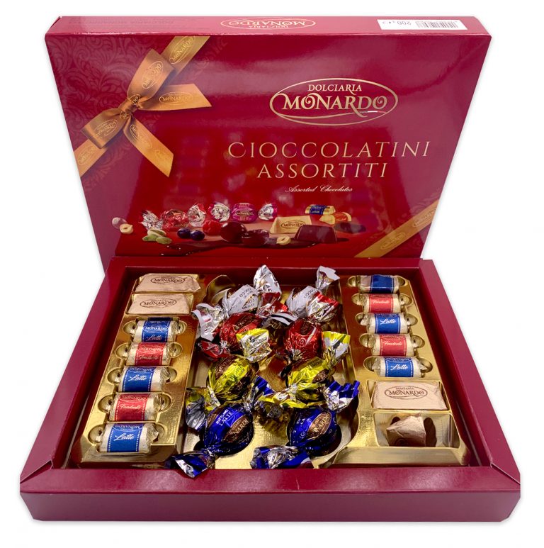 Dolciaria Monardo Assorted Imported Italian Chocolates Box 200g ...