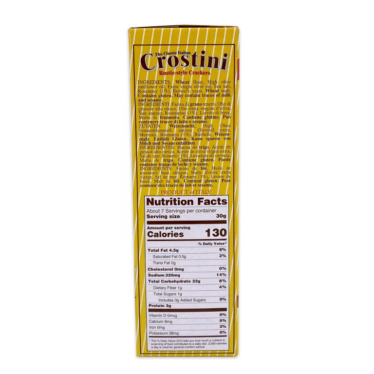 Pan Ducale Crostini Rosemary Italian Crackers - Artisanal Italian Foods