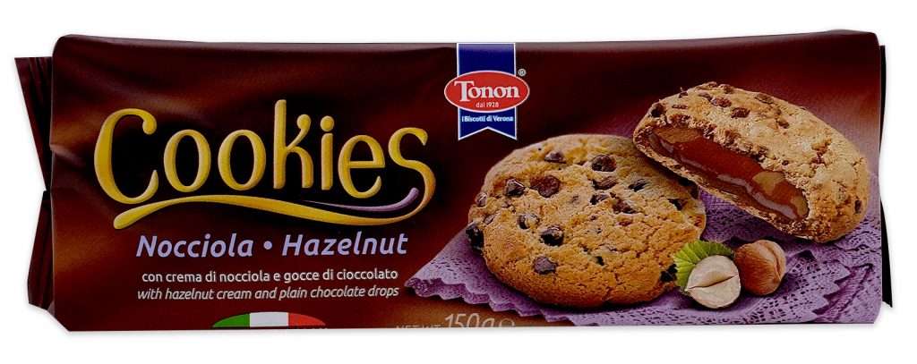Tonan Cremosi Italian Chocolate Chip Cookies with Chocolate Hazelnut ...