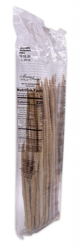 Mario Fongo Hand-Stretched Grissini Stirati Breadsticks - Artisanal ...