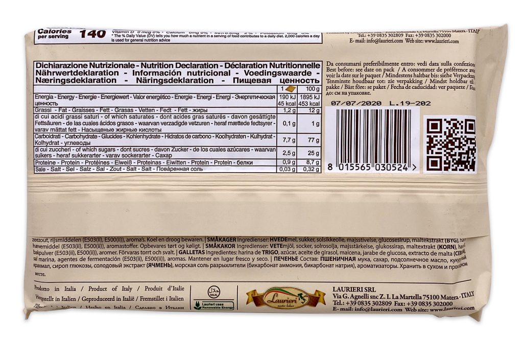 Laurieri Frollini Traditional Italian Breakfast Cookies 300g ...