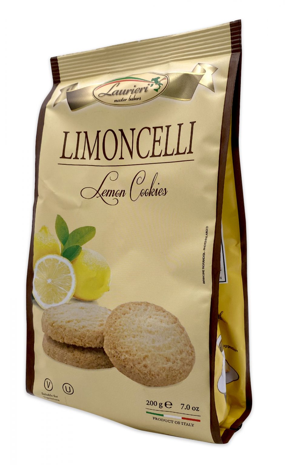 Laurieri Limoncelli Italian Lemon Cookies 200g - Artisanal Italian Foods